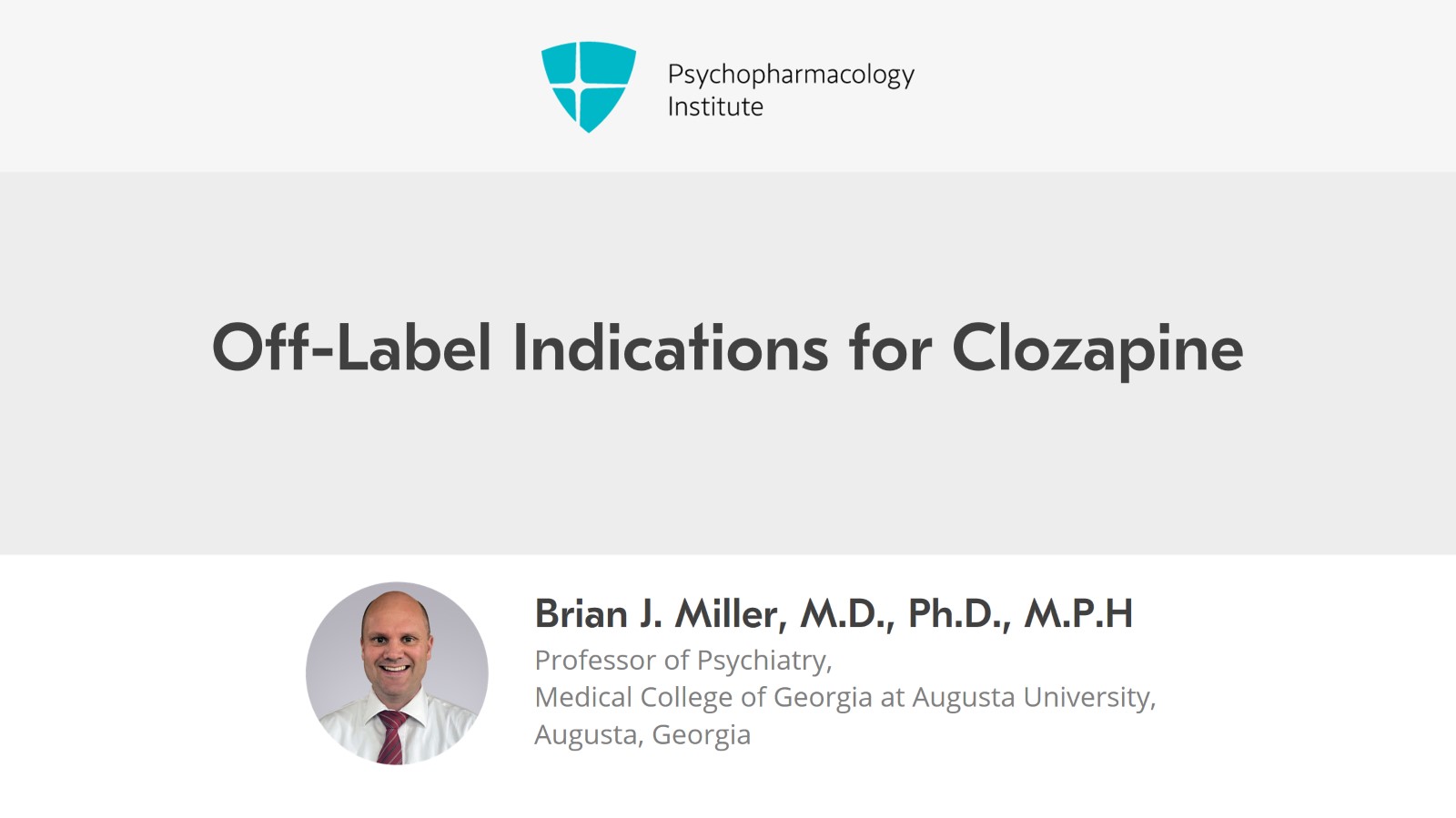 Psychopharmacology Institute